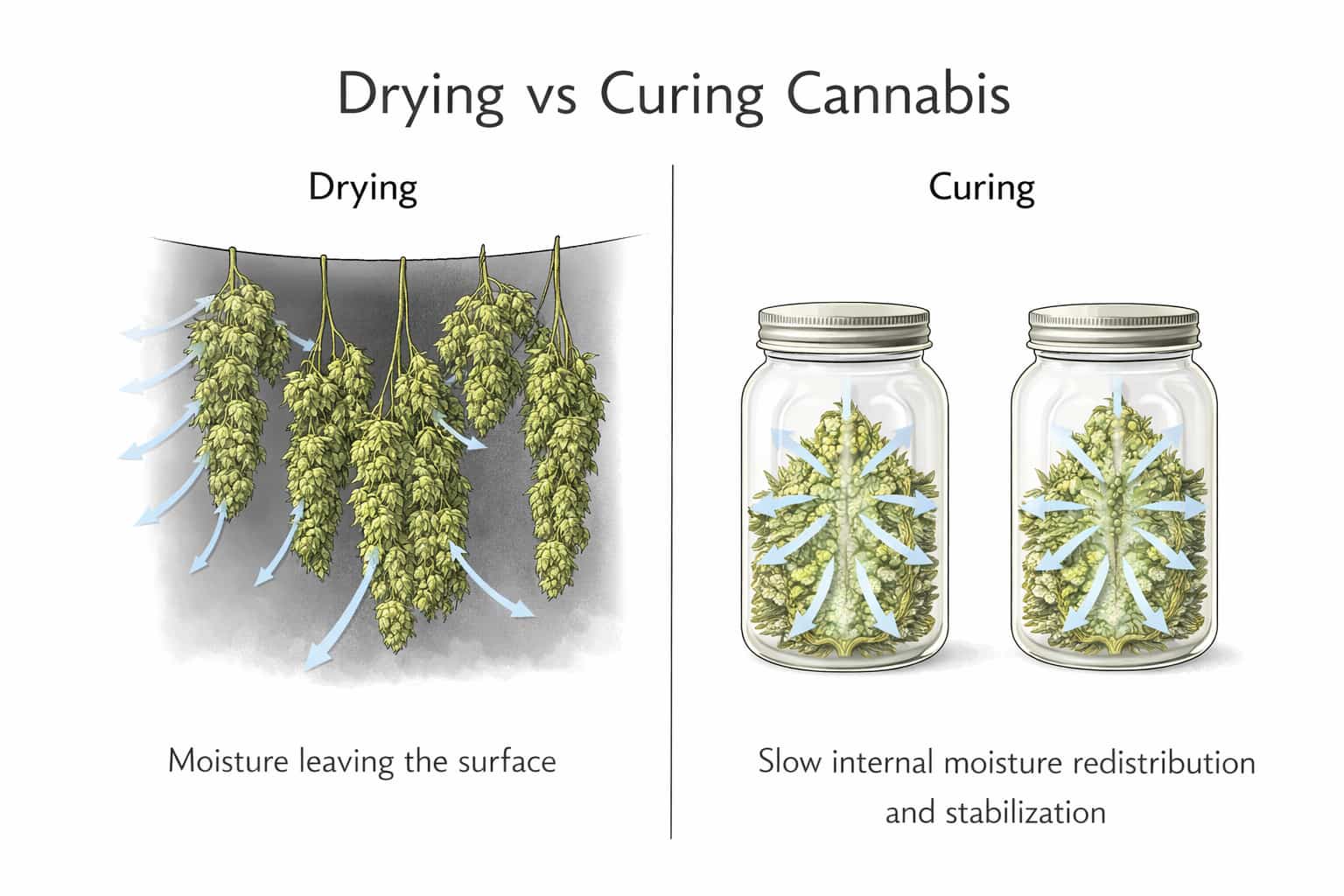 Curing Cannabis Explained: How It Works & Why It Matters